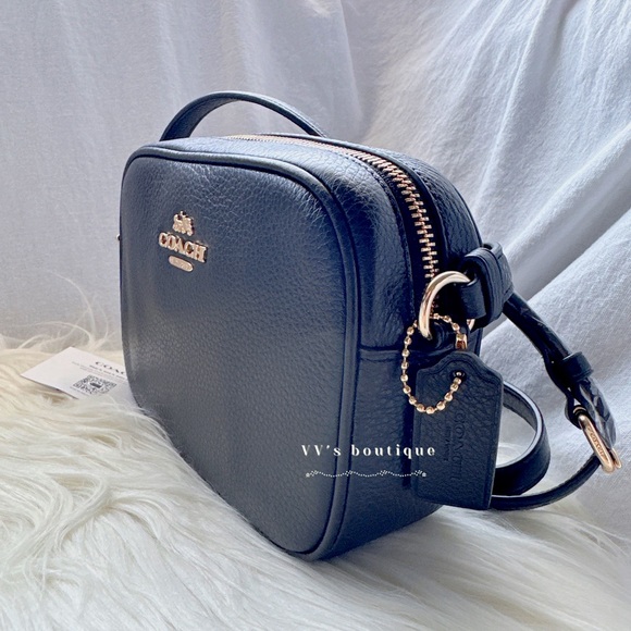 Coach | Bags | Nwt Coach Mini Jamie Leather Camera Bag Black Ca69 ...